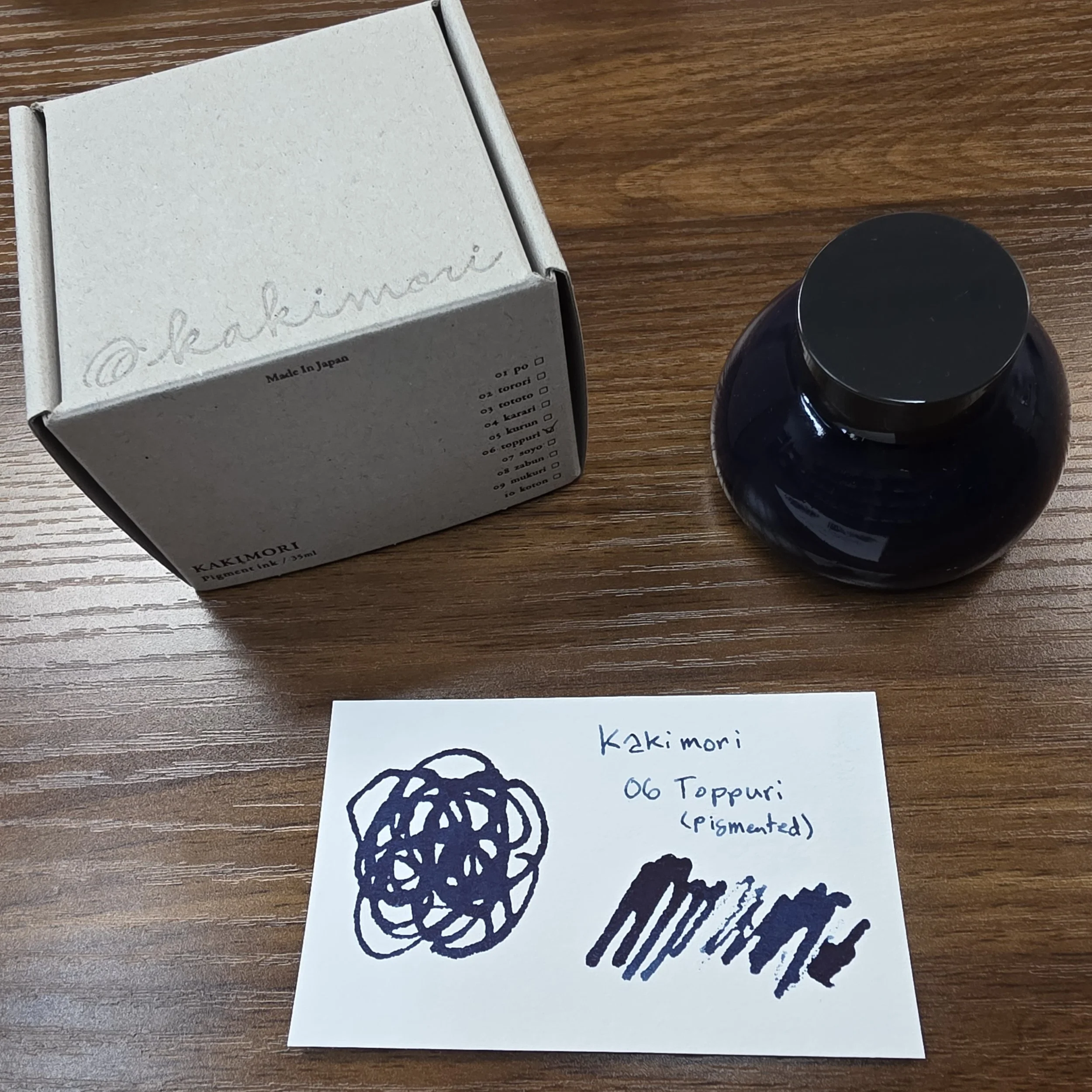 Kakimori Pigmented Fountain Pen Inks — The Gentleman Stationer
