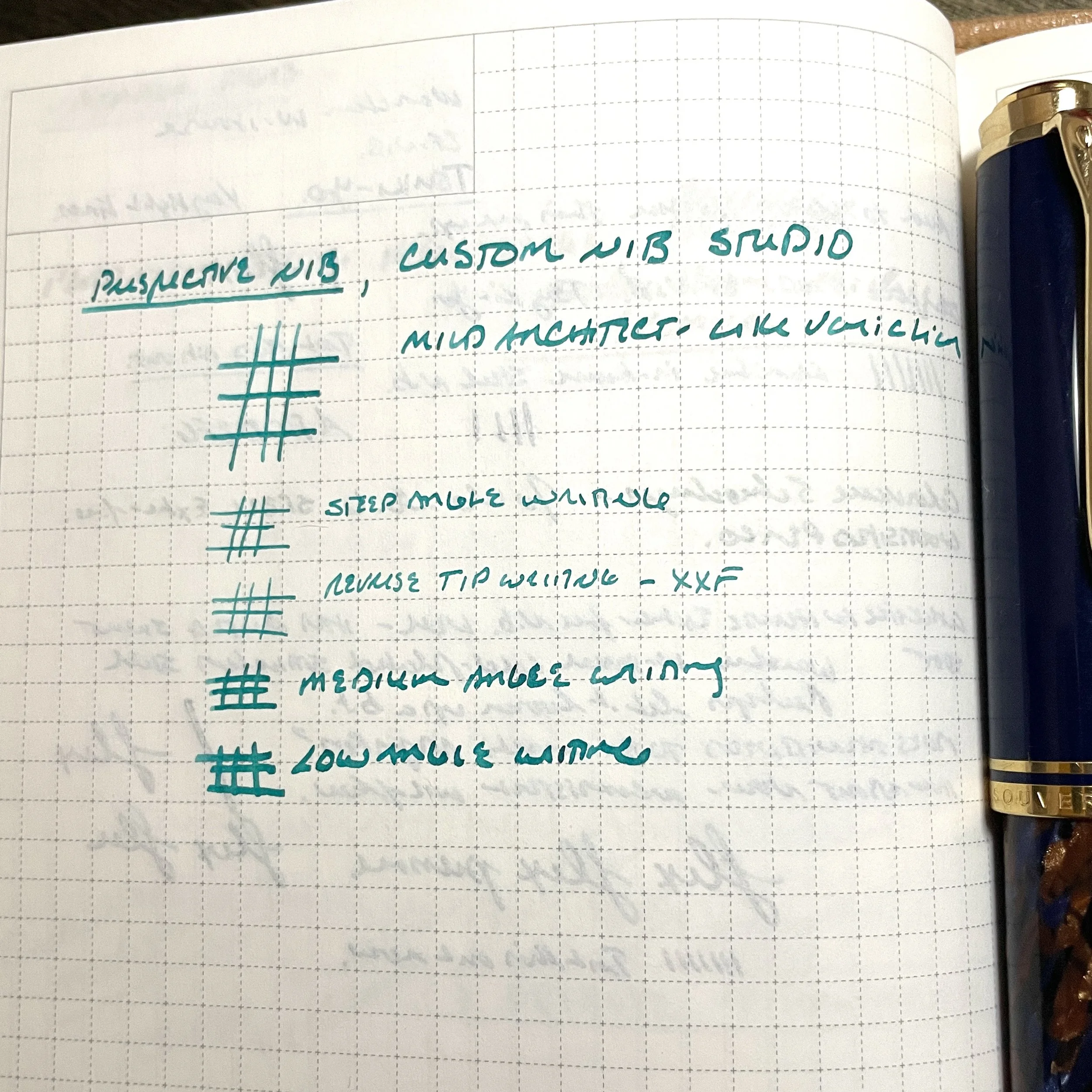 Exploring Custom Nibs: Custom Nib Studio "Perspective" Grind — The ...