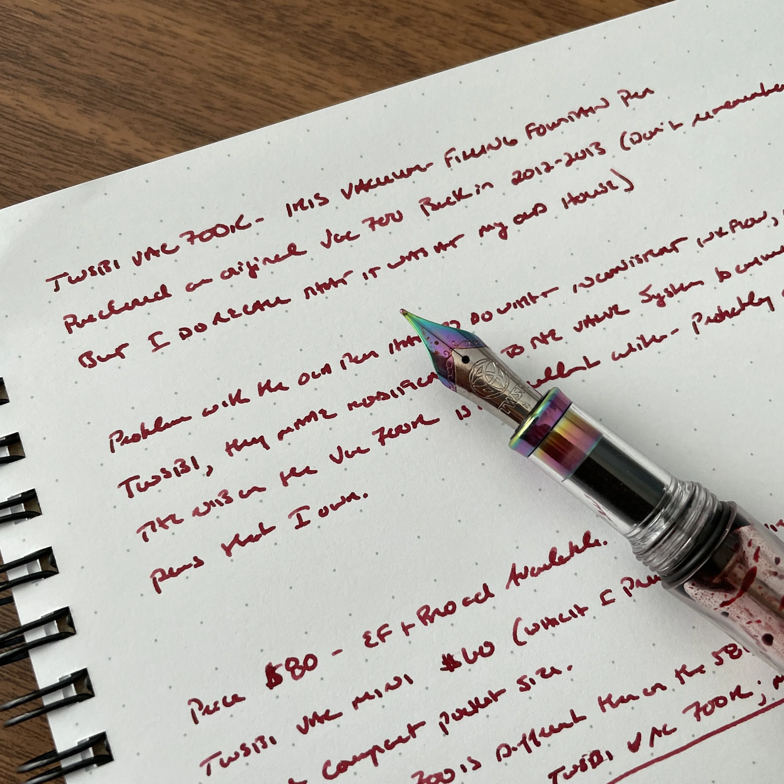Pen Review: TWSBI Vac700R — The Gentleman Stationer