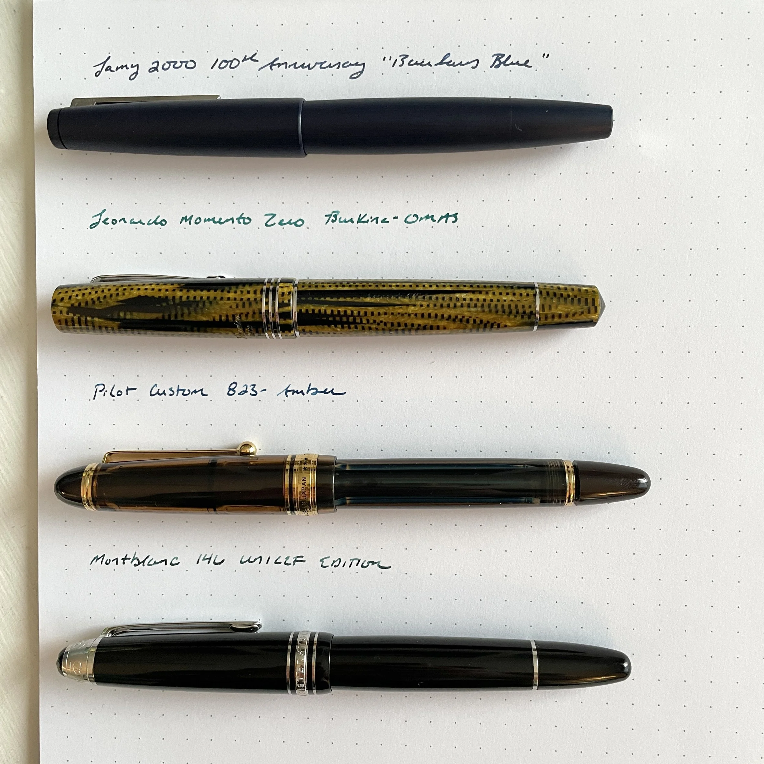 Desert Island Pens: Four Favorite Fountain Pens for the Road — The ...