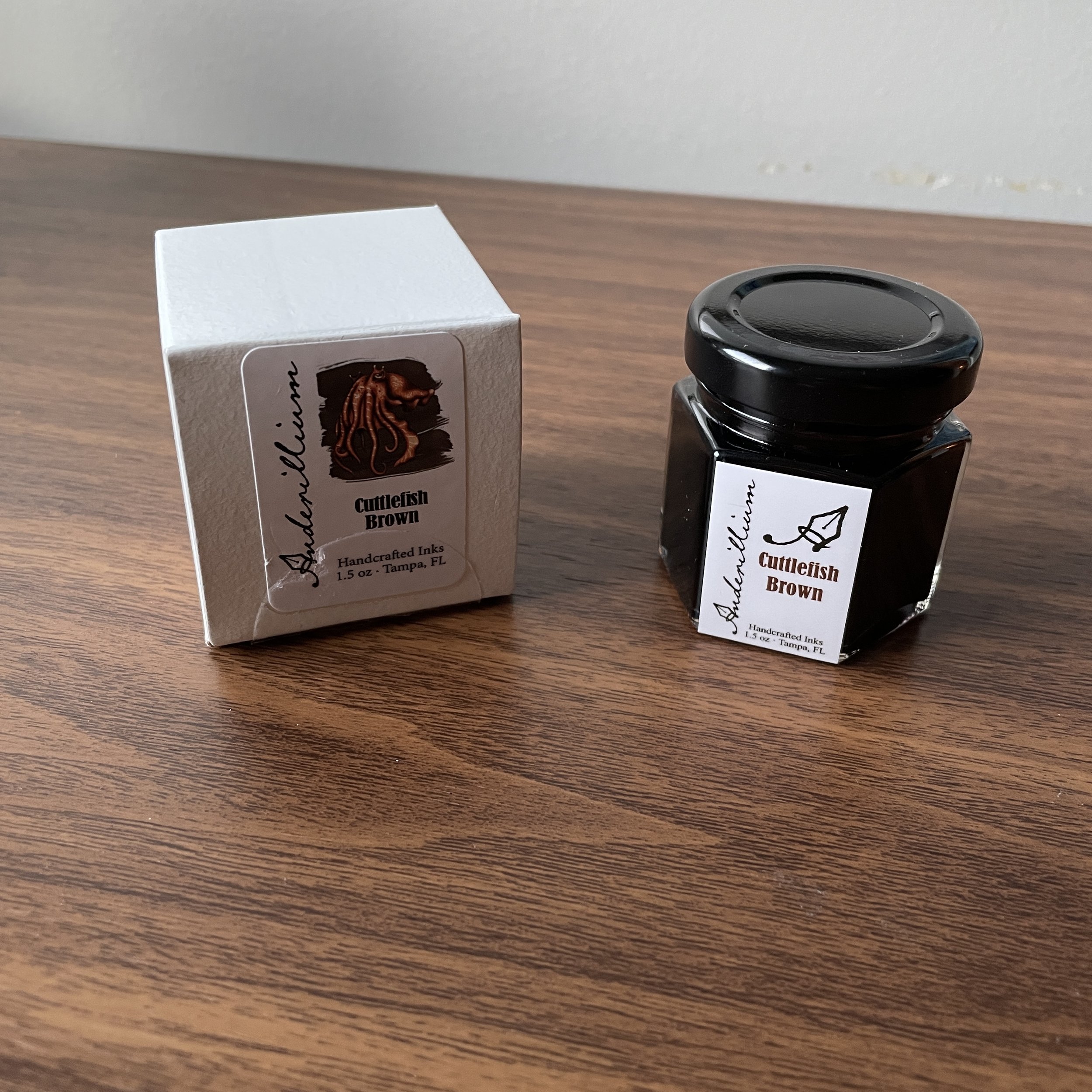 Ink Review: Anderillium Inks "Cuttlefish Brown" (Cephalopod Series ...