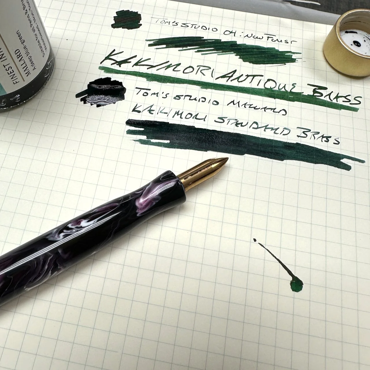 Dip Pen Comparison: Kakimori Metal Nibs vs. Tom's Studio One-Dip Nibs — The Gentleman Stationer