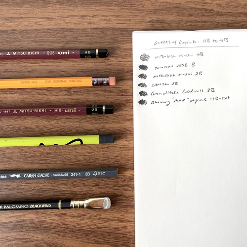 Join the Dark Side: Grades of Pencil Graphite from HB to 4B — The ...