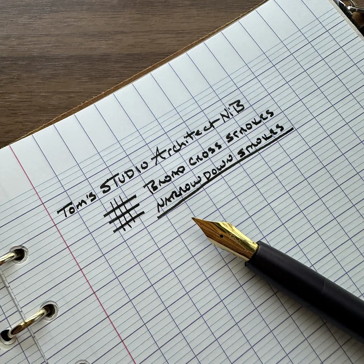Pen Review: Tom's Studio "The Studio Pocket" Fountain Pen (and ...