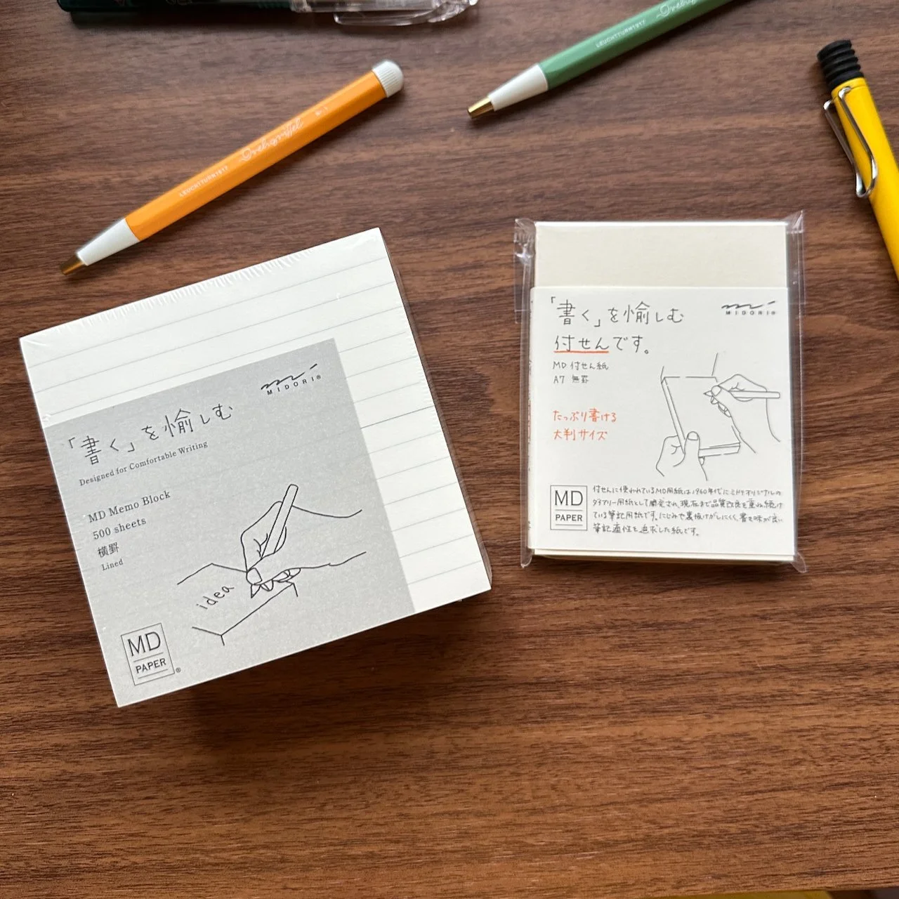 Paper Review: Midori MD Fountain Pen Friendly Sticky Notes and Notepads ...