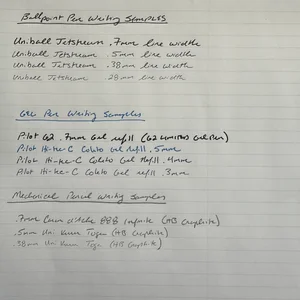 How Fine is "Too Fine"? Comparing Tip Sizes Across Different Pen and ...