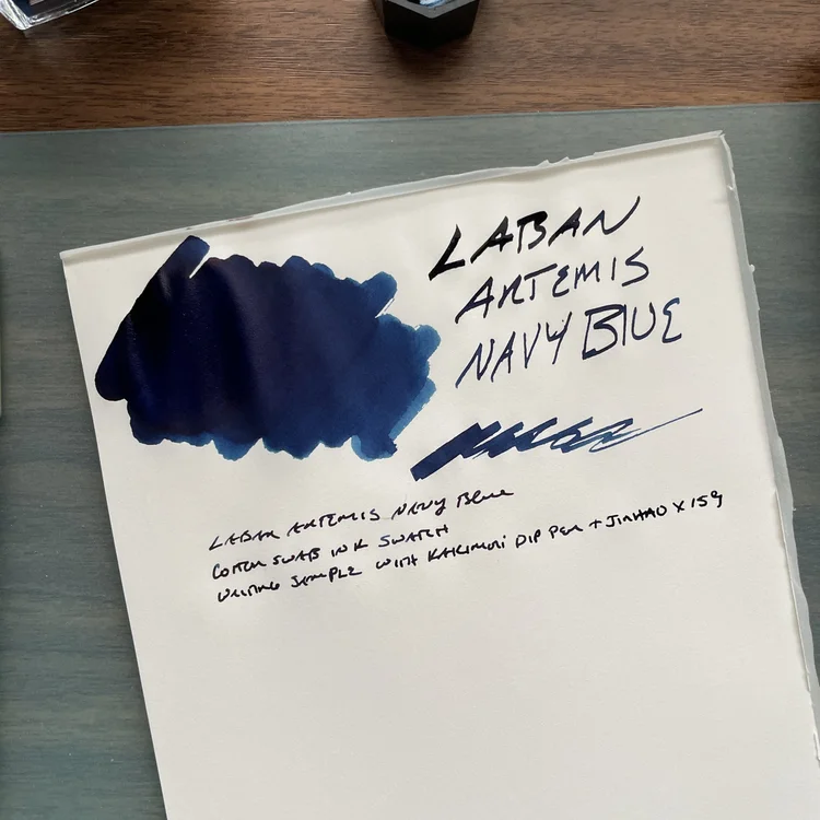 Ink Review: Laban Greek Mythology Athena Grey and Artemis Navy Blue ...