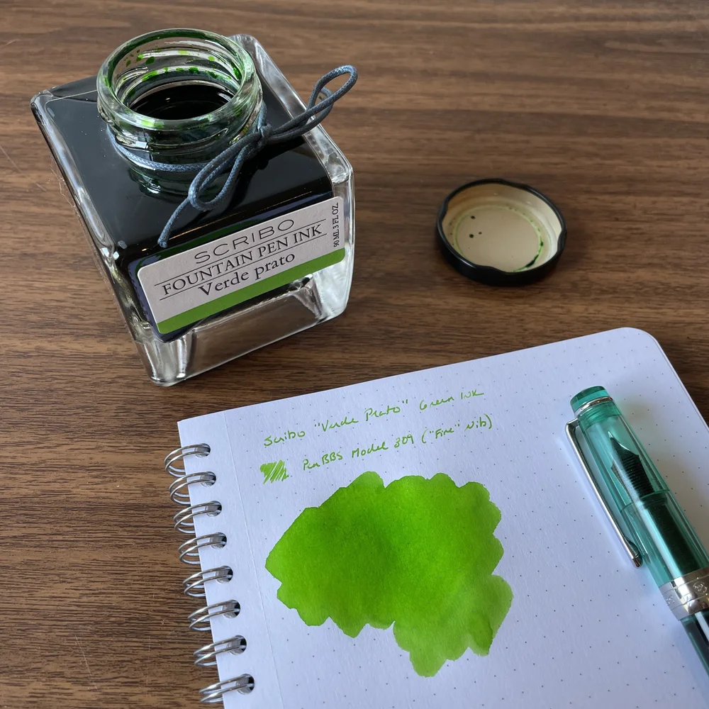 Ink Review: Scribo Verde Prato — The Gentleman Stationer