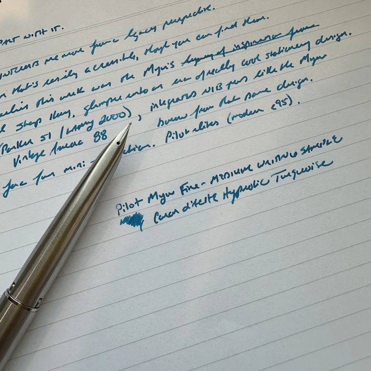 The Pilot Myu Fountain Pen: What Does It Take for Me to Seek Out a Rare ...