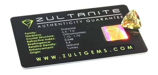 ZULTANITE — Provenance Gems