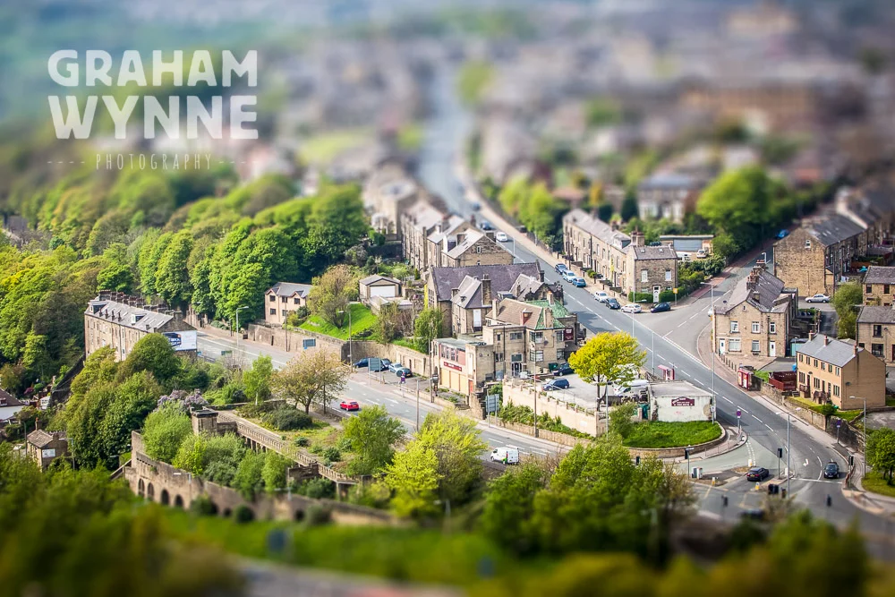 Halifax in miniature from Wainhouse Tower — Graham Wynne Photography
