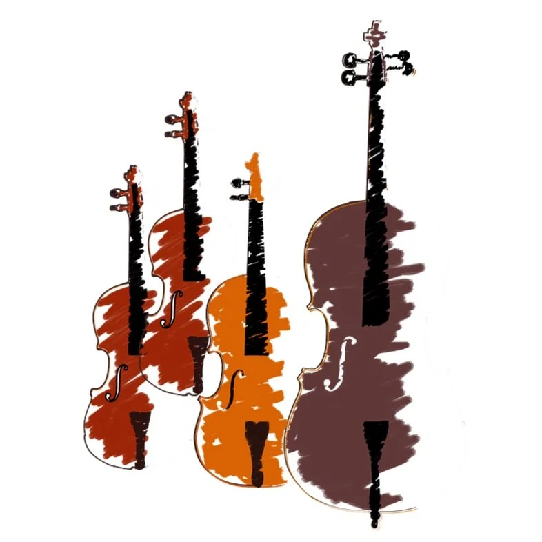 String Orchestra Instruments Clipart