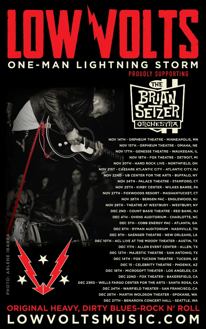 Low Volts chosen to support Brian Setzer Orchestra on nationwide tour ...