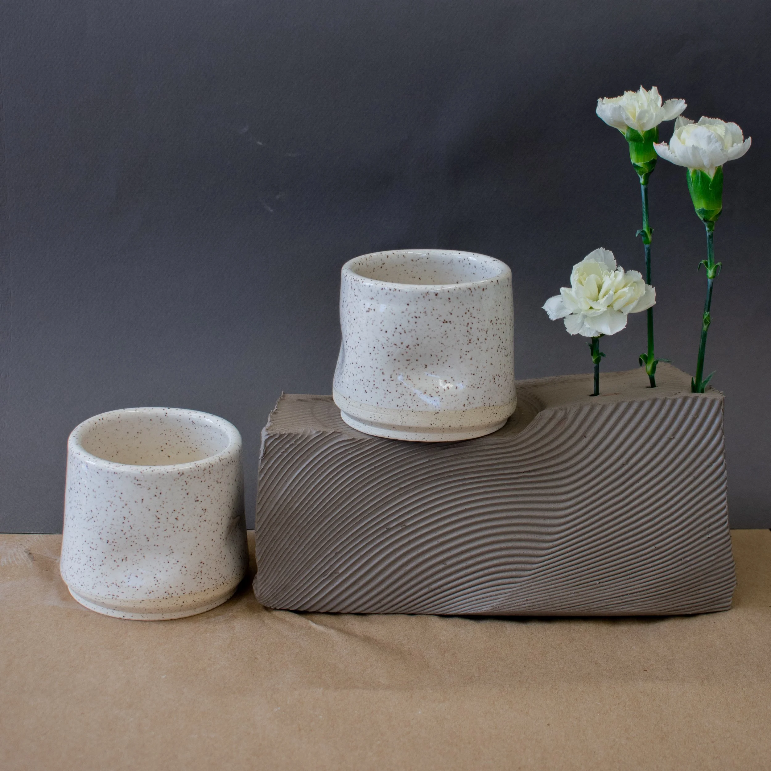 Dimpled Whiskey Tumblers Handmade by Kim Eckroth — covet & ginger