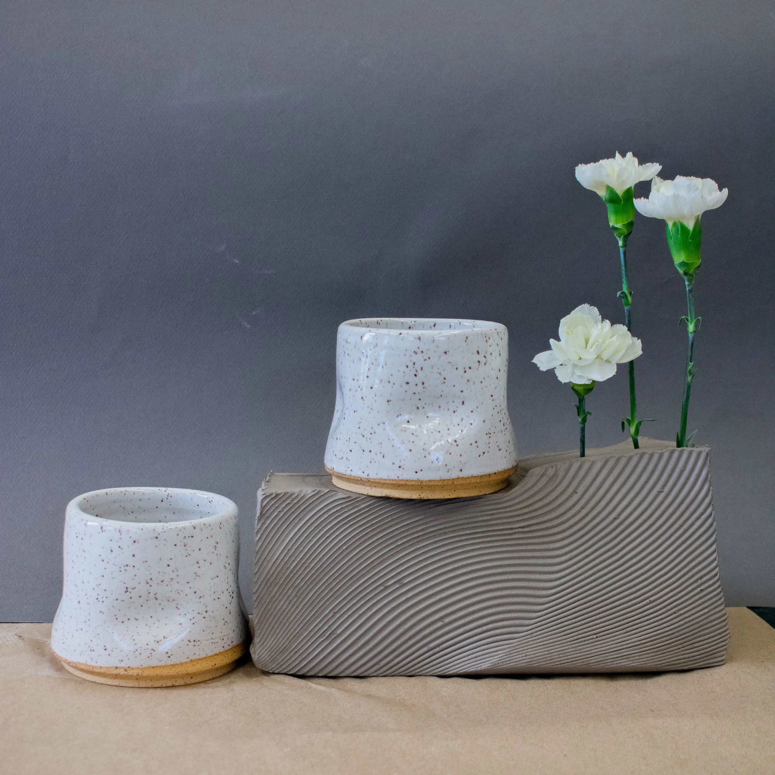 Dimpled Whiskey Tumblers Handmade by Kim Eckroth — covet & ginger