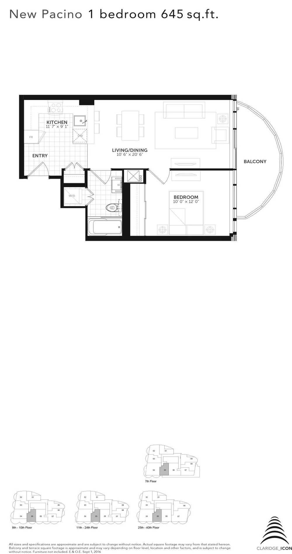 Rented - One Bedroom at Claridge Icon — Matt Richling - Ottawa Condos ...