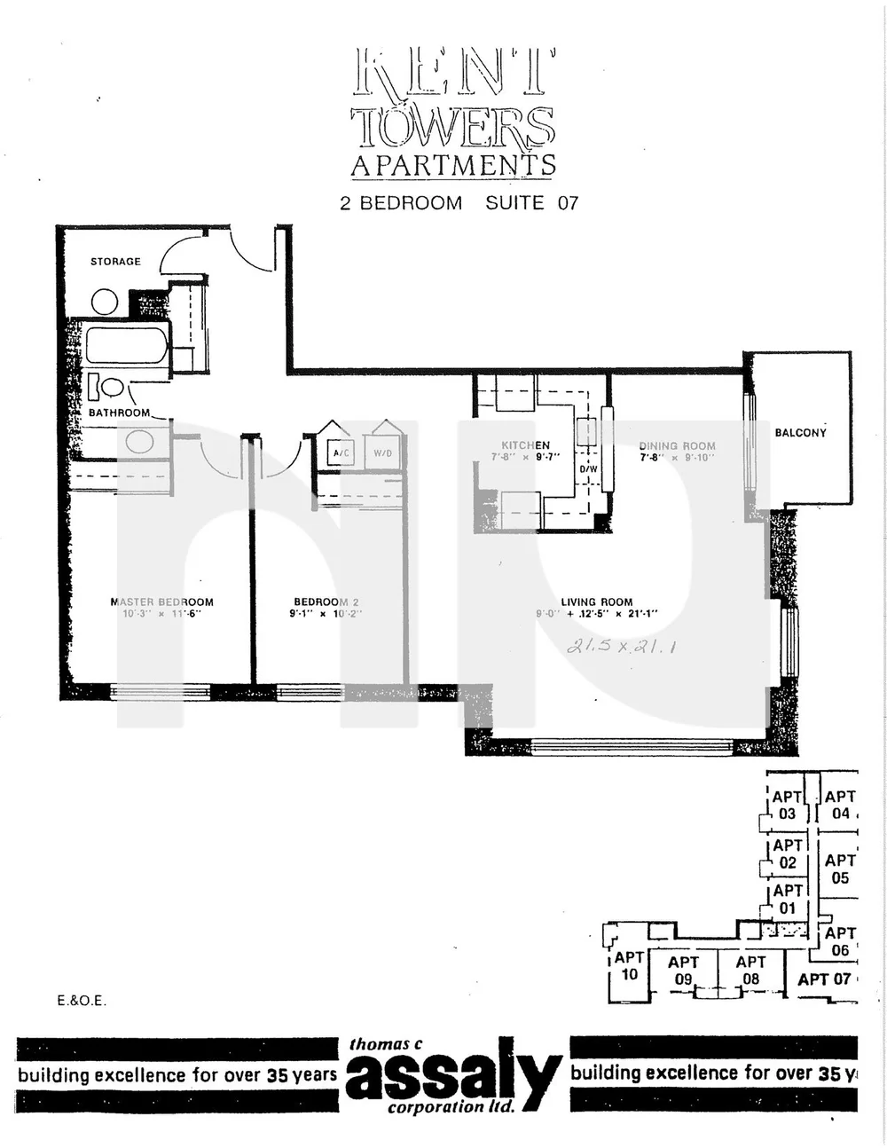 Sold - Two Bedroom Unit at Kent Towers — Matt Richling - Ottawa Condos ...