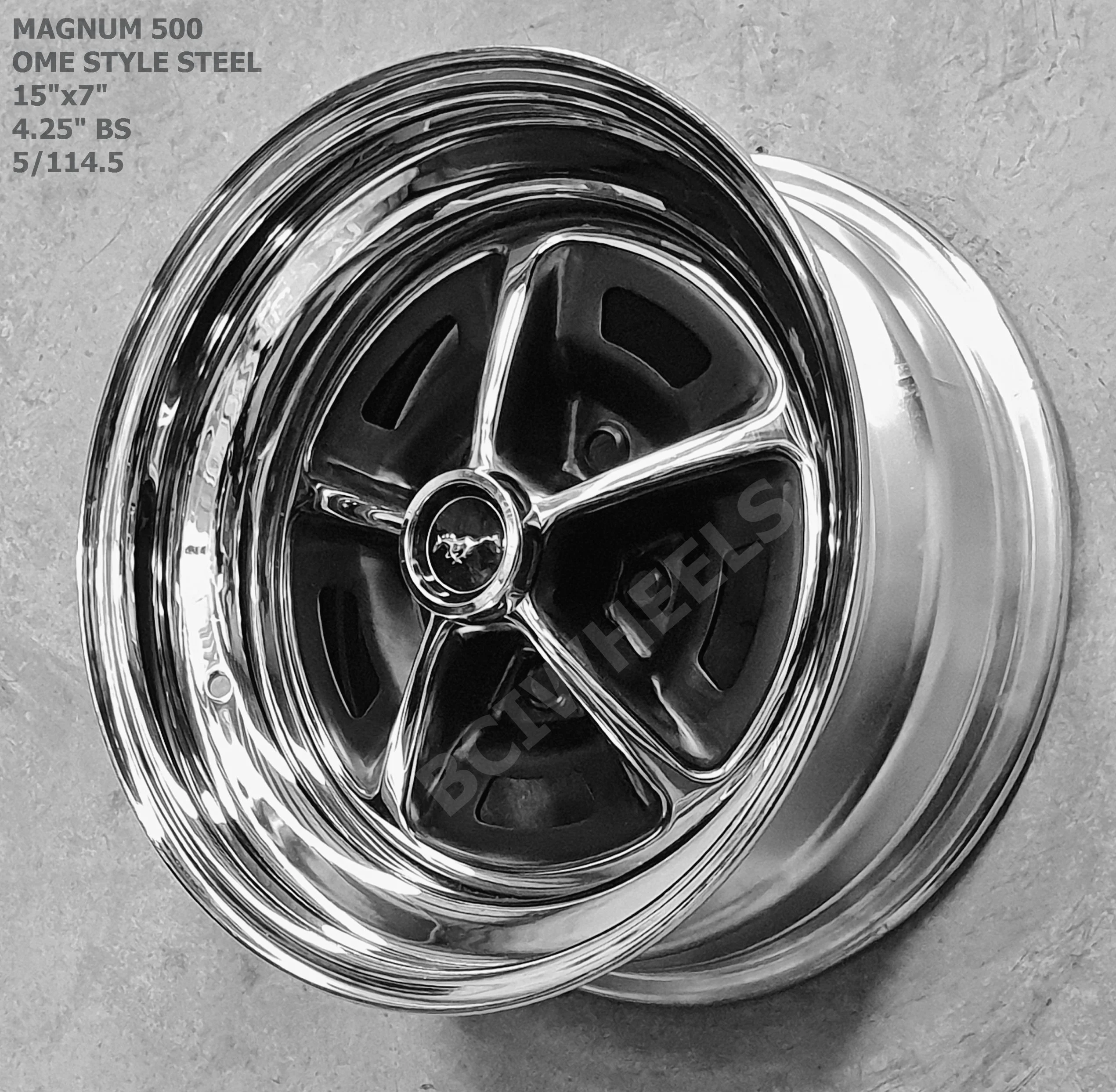 Magnum 500 Wheels Mustang Grey