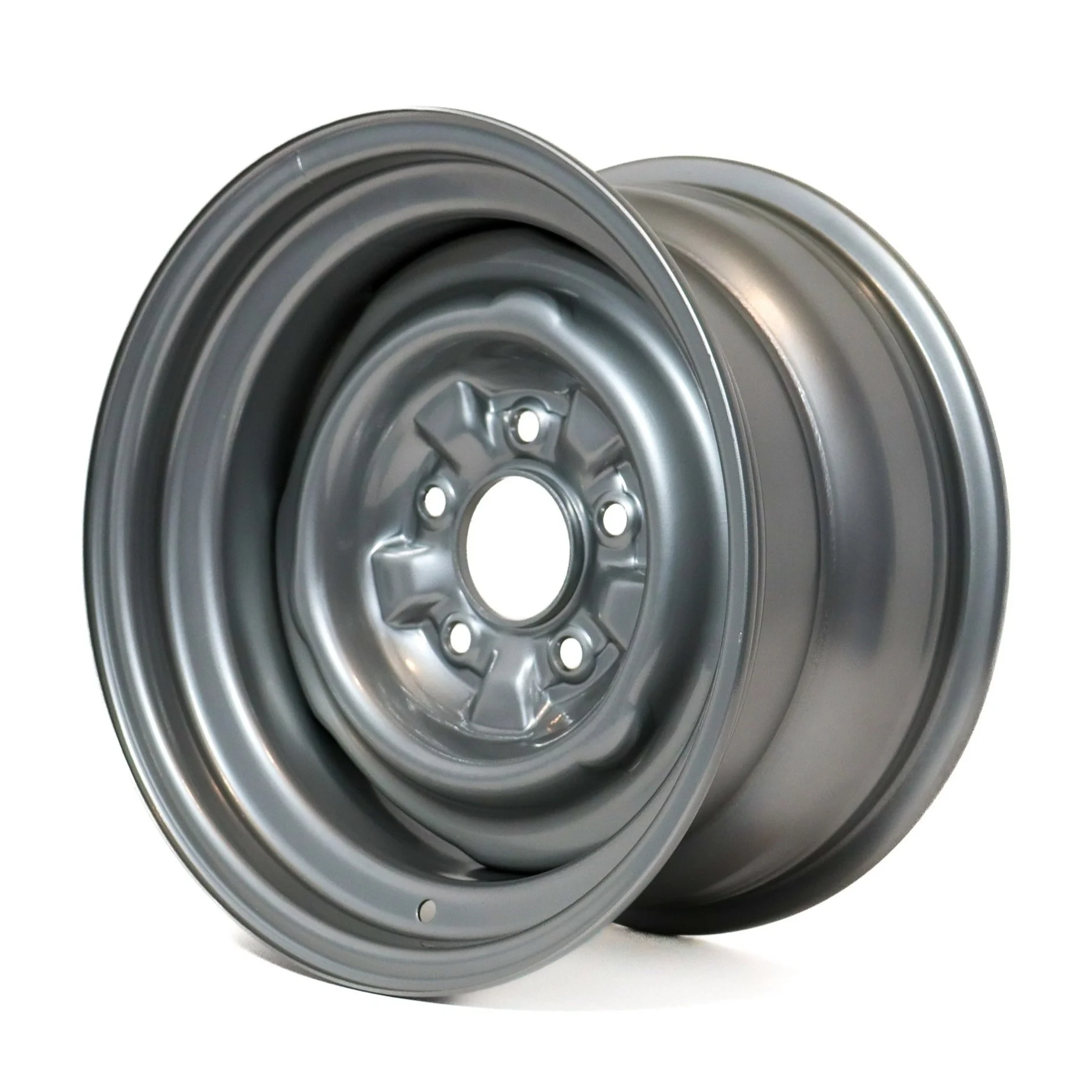 15X8 SILVER OEM GMH STEEL WHEEL WITH 4.75" BACKSPACE. DEDICATED 5-120. ...