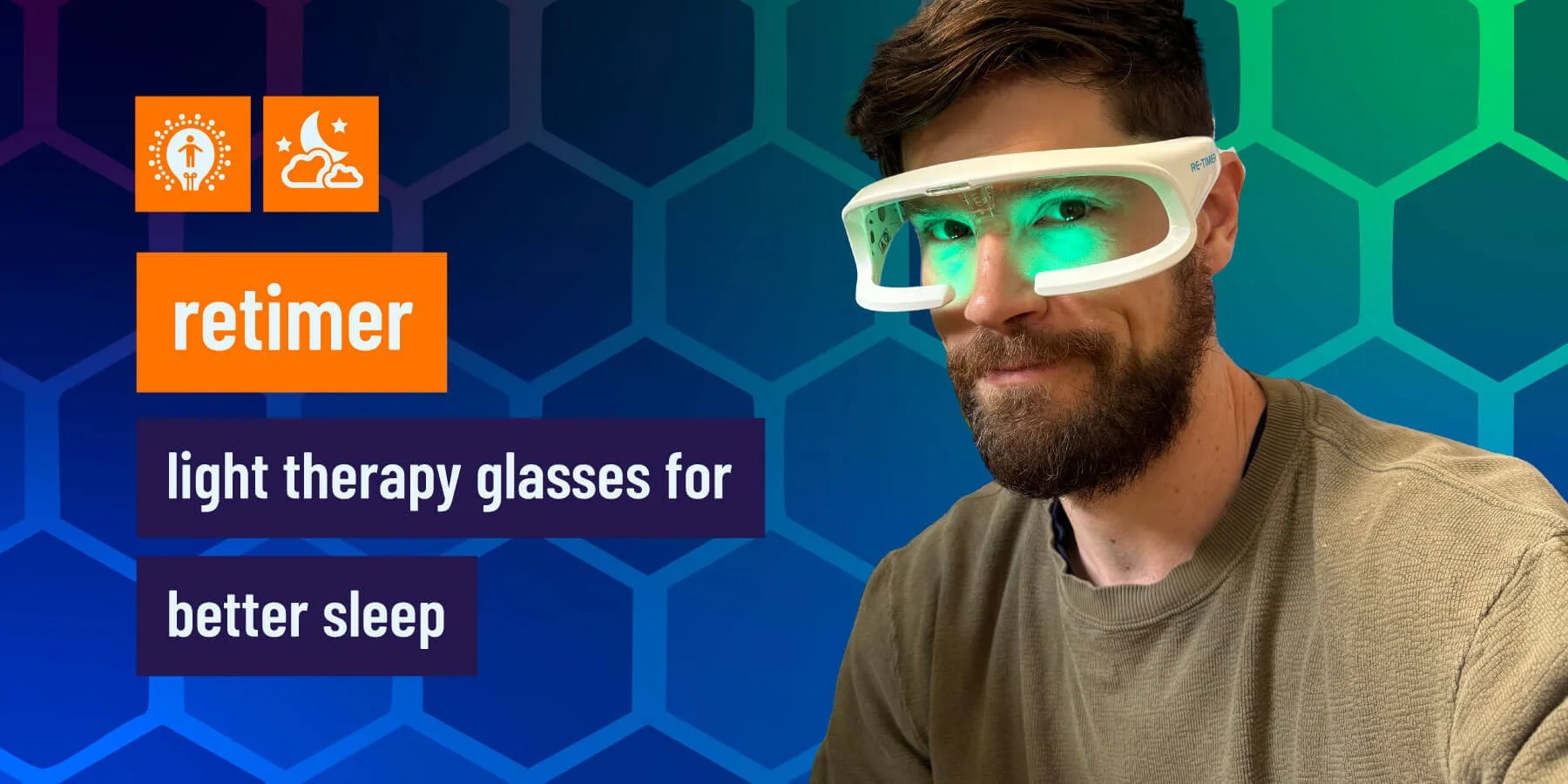 Re-timer light therapy glasses may help you sleep better. But do they ...