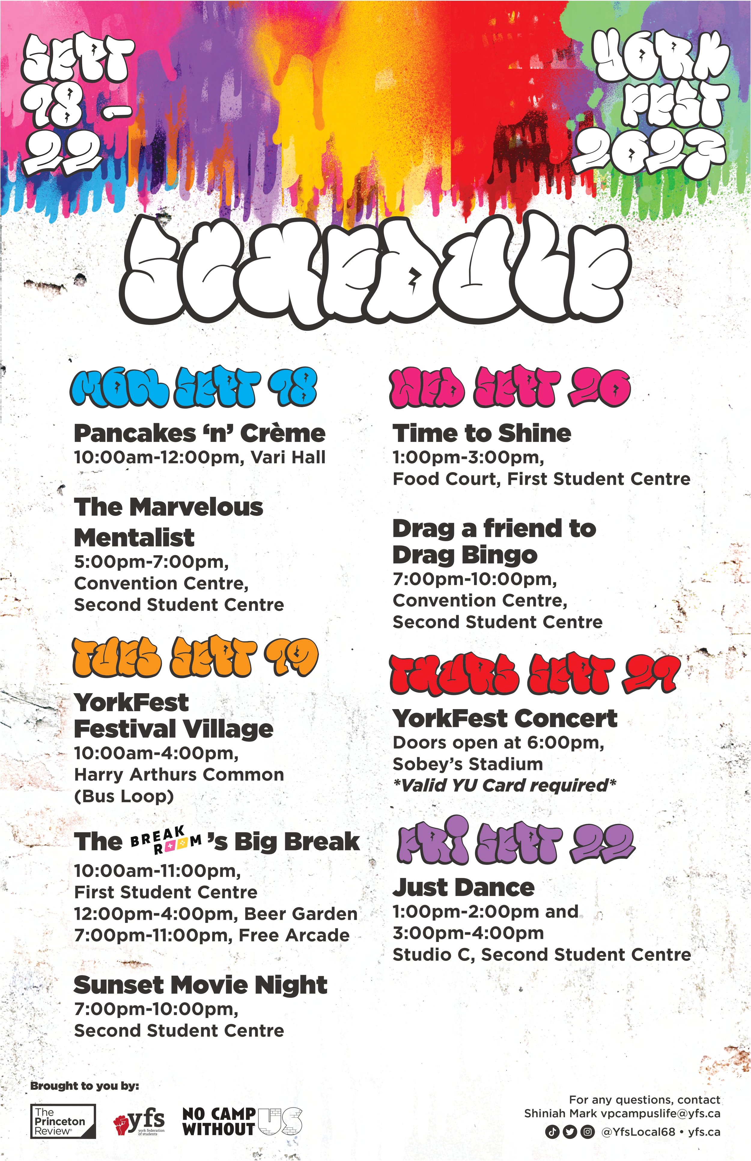 YorkFest — York Federation of Students