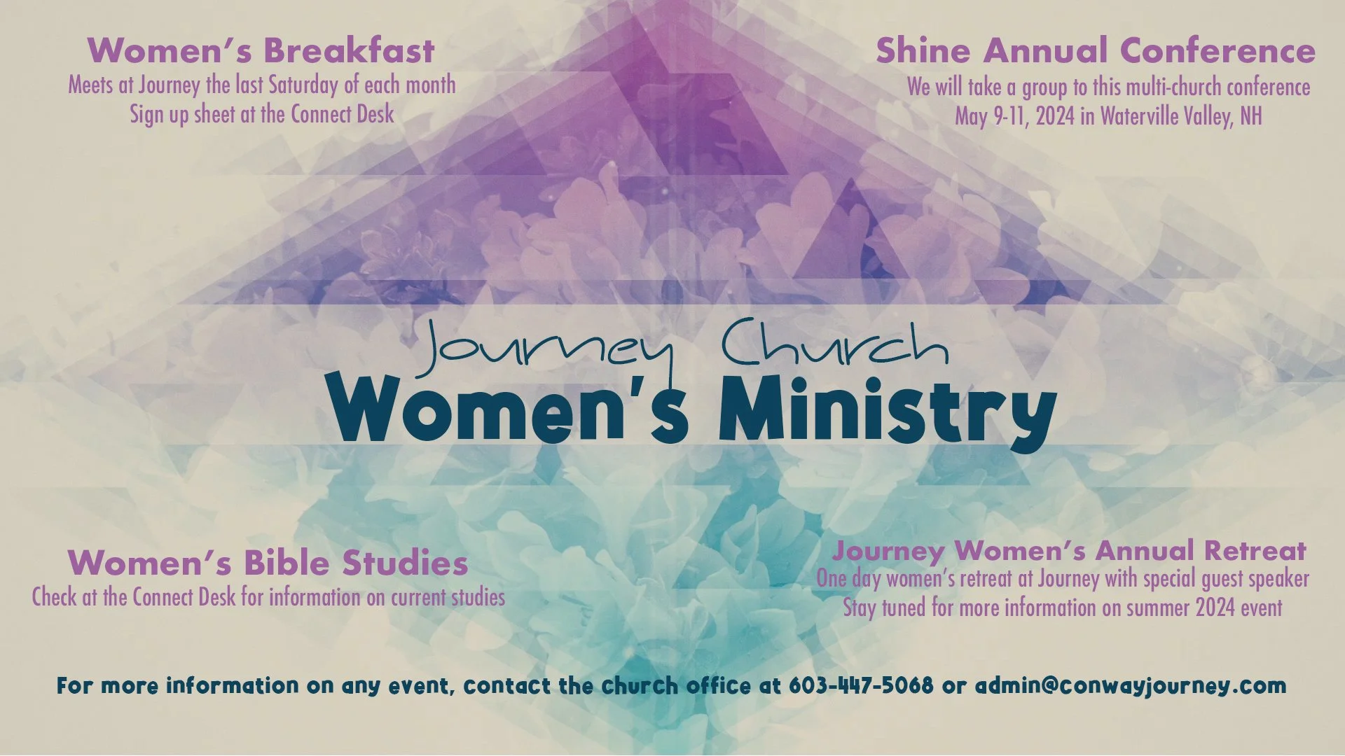 Women's Ministry 2024 — Journey Church
