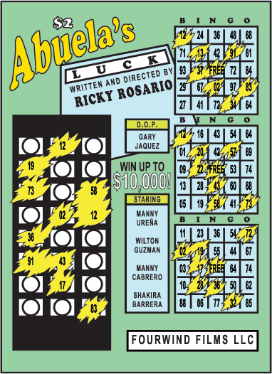 Abuela's Luck pin — Fourwind Films