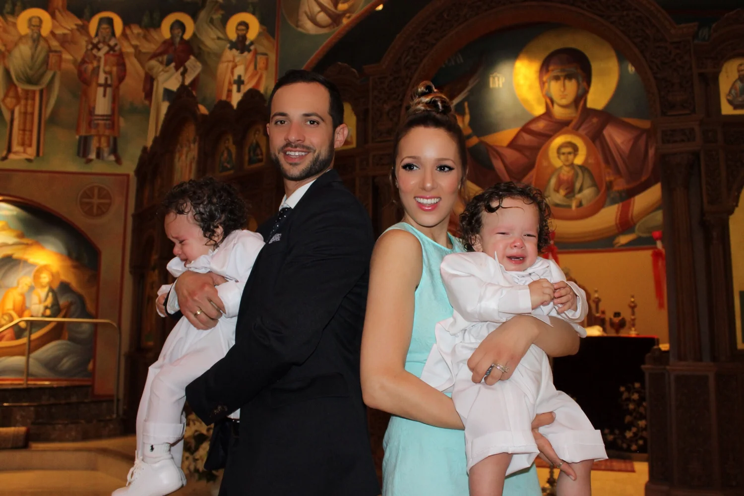 Twin's Baptism! — KALOMIRA