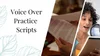 Free Voiceover Practice Scripts