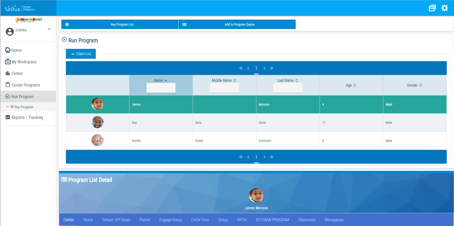 ABA therapy curriculum for data collection practice management. — UnitusTI