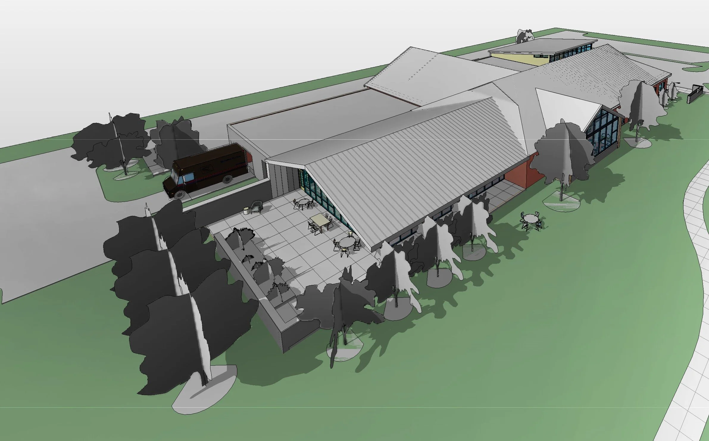 Vision for LaVale Library in Allegany County is a modern, welcoming change