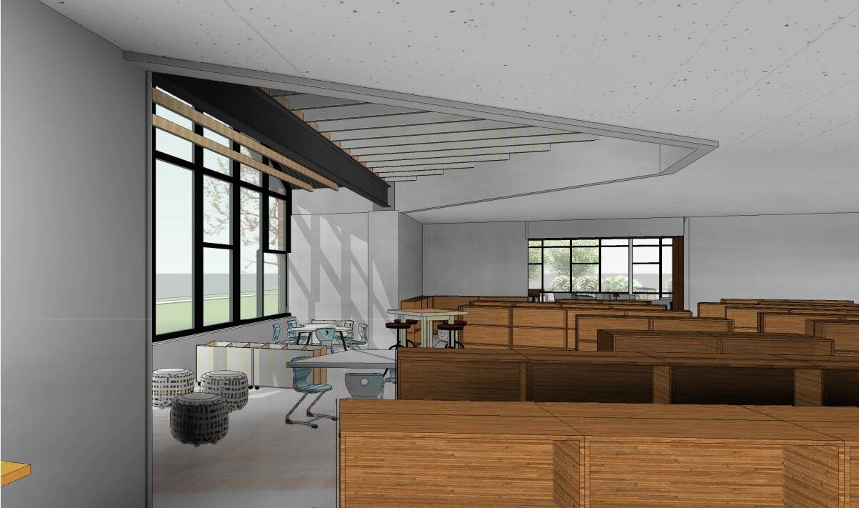 Vision for LaVale Library in Allegany County is a modern, welcoming change