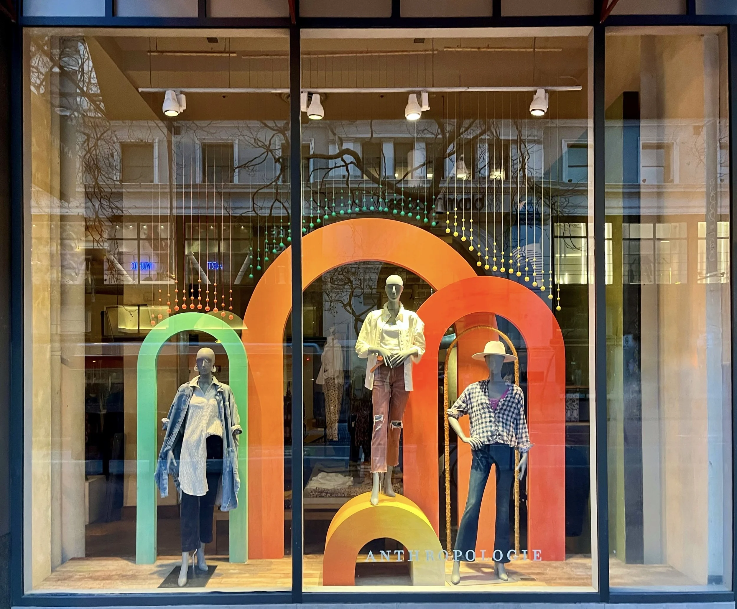 Anthropologie Window Displays Earth Day