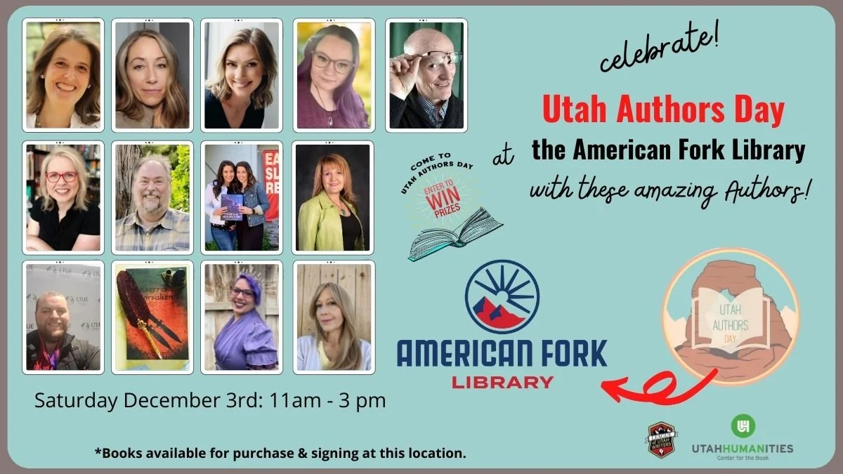 UTAH AUTHORS DAY SATURDAY, DECEMBER 3RD, 2022 – WE’RE BACK BIGGER THAN ...