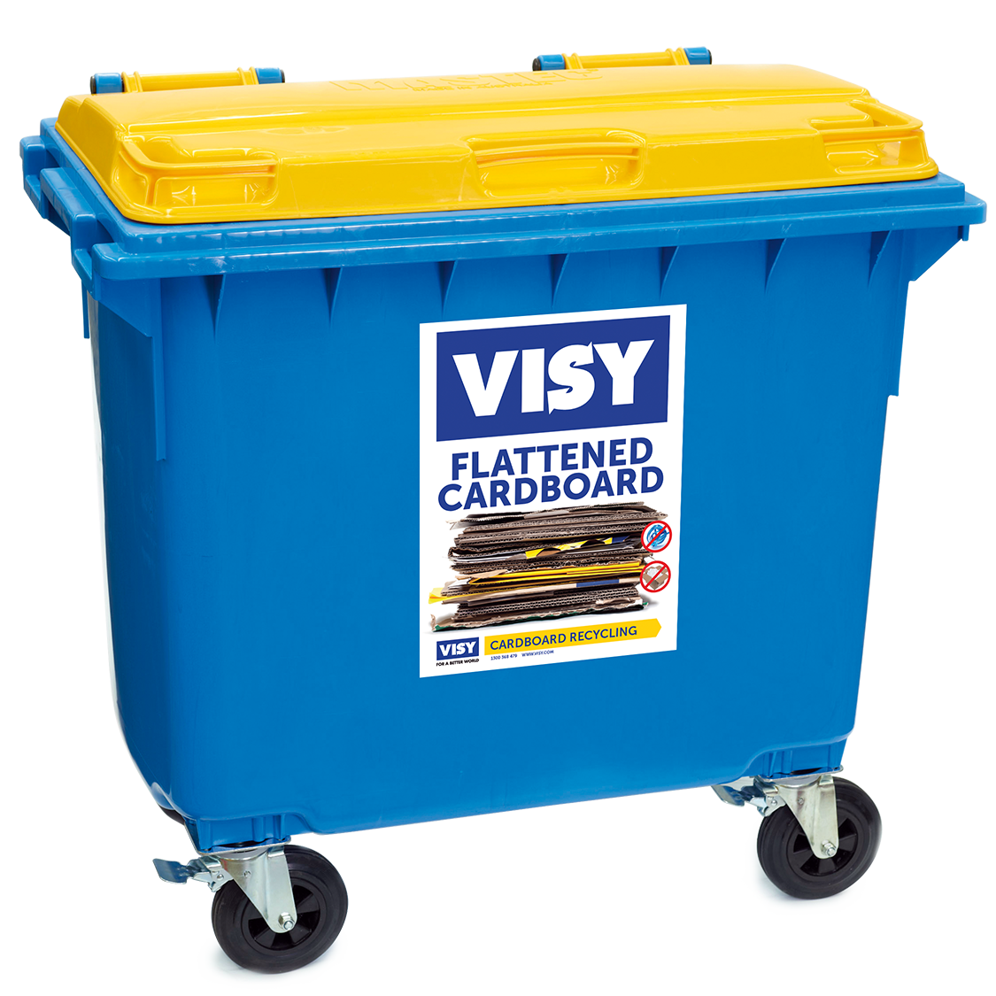 Visy Business Recycling Equipment - Cardboard Bins, Compactor Bins, Balers