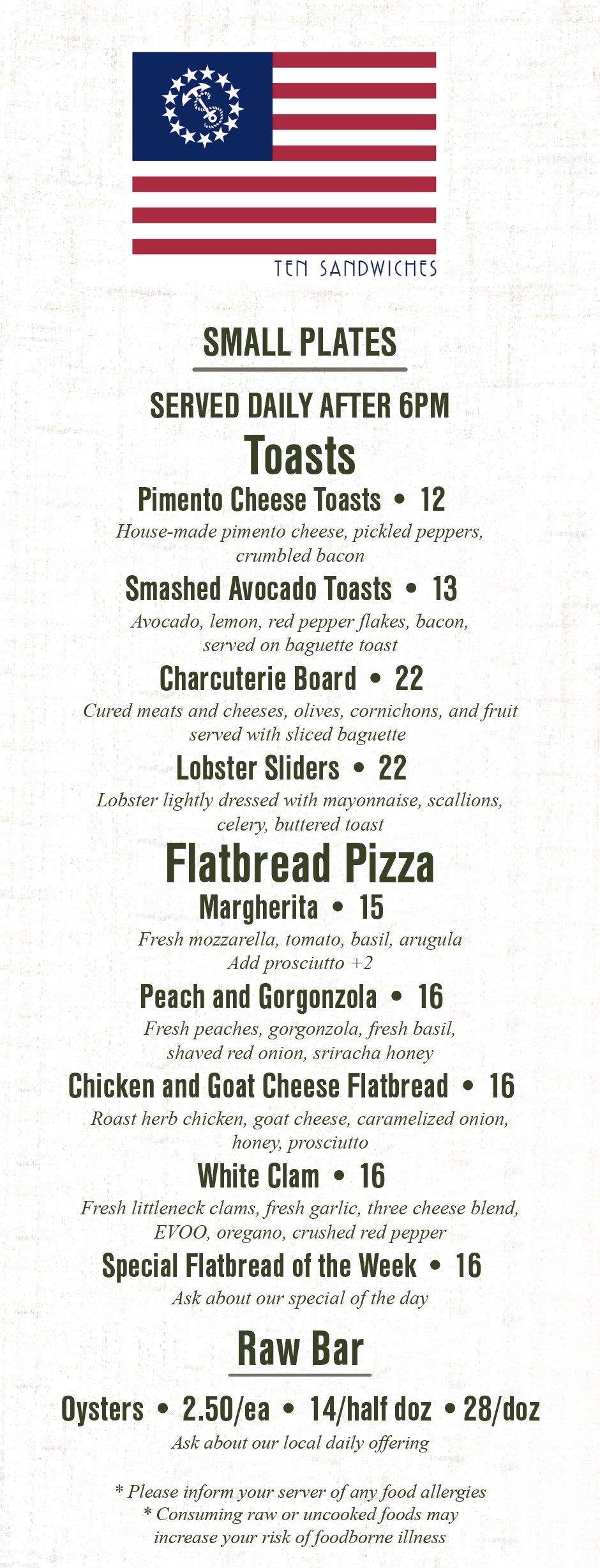 Ten Sandwiches Ten Sandwiches