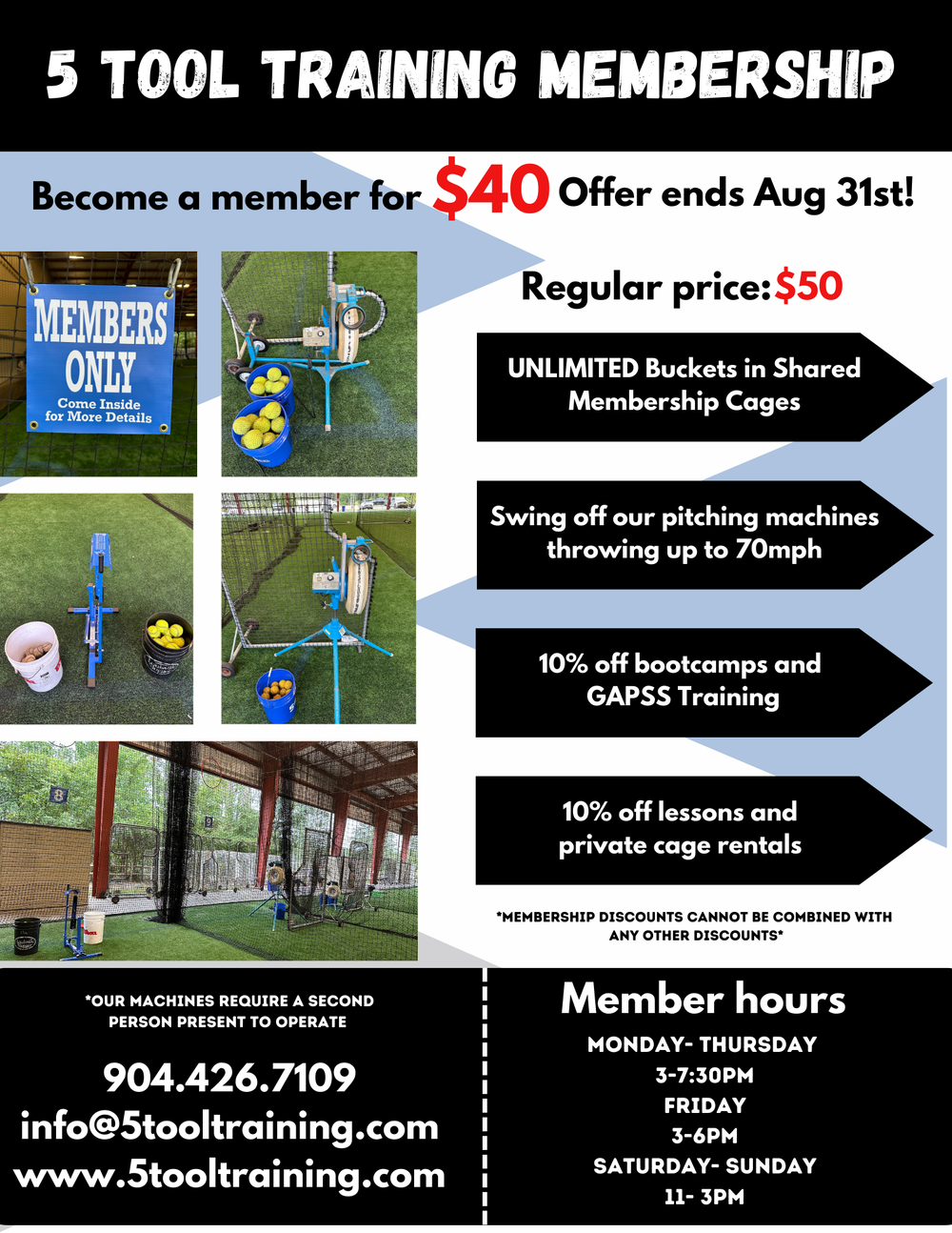 Memberships — Five Tool Training