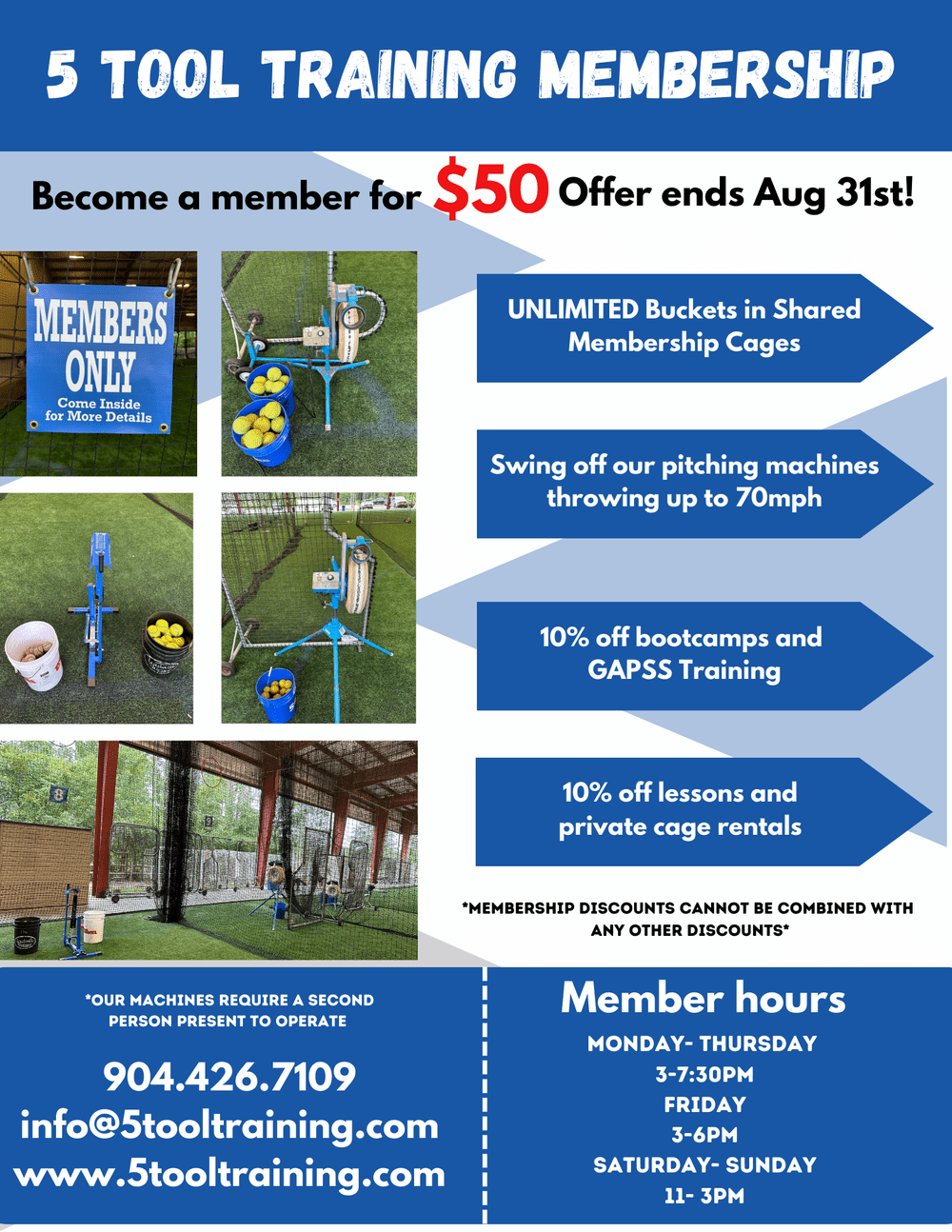 Memberships — Five Tool Training