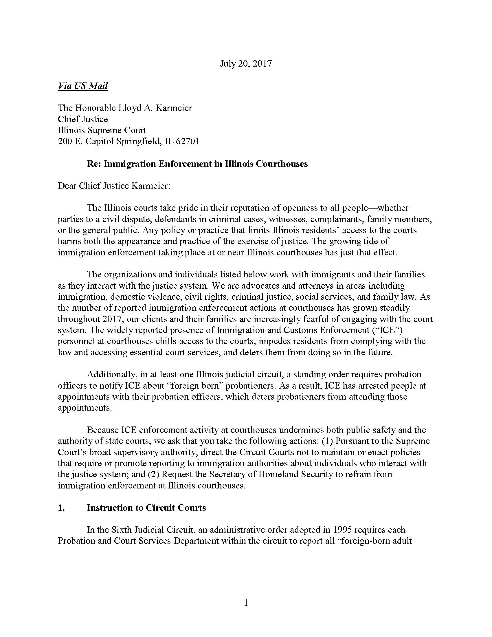 Letter To Chief Justice Karmeier CALA Community Activism Law Alliance letter-to-chief-justice-karmeier-cala-community-activism-law-alliance