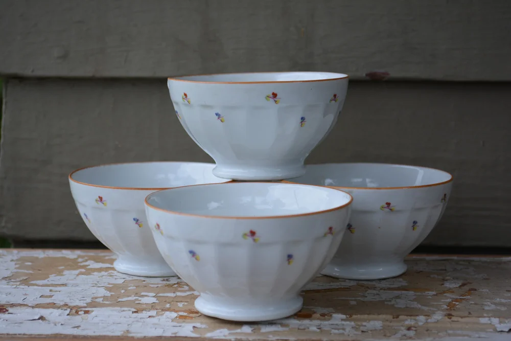 French farmhouse country home Personalised bowls Breakfast bowls French ...