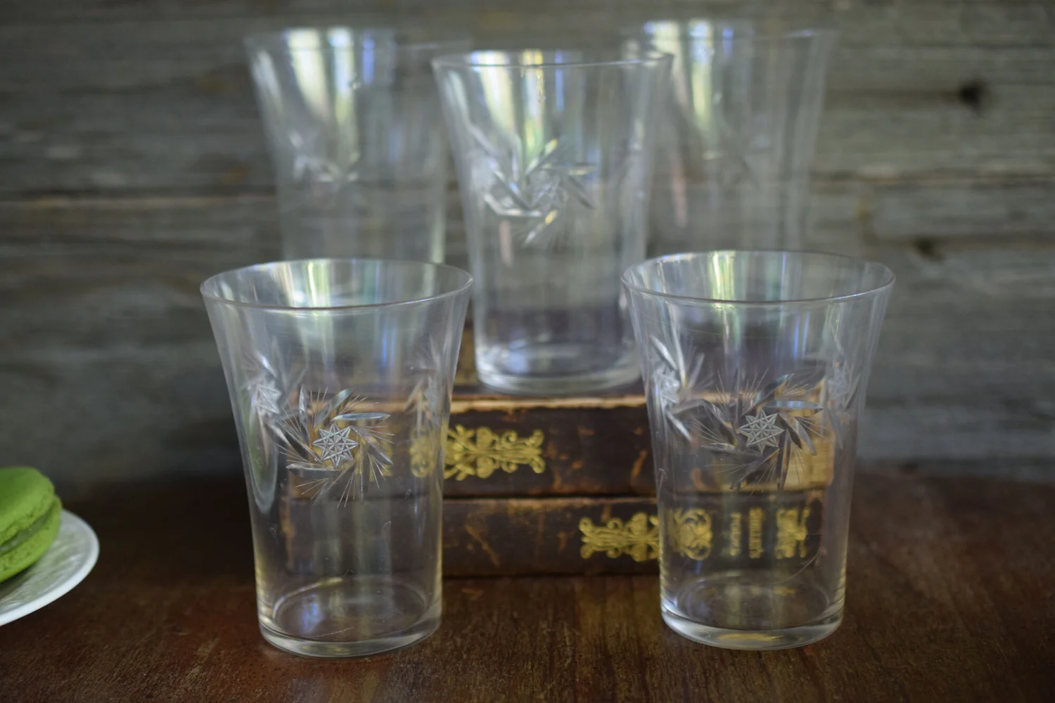 Etched Drinking Glasses