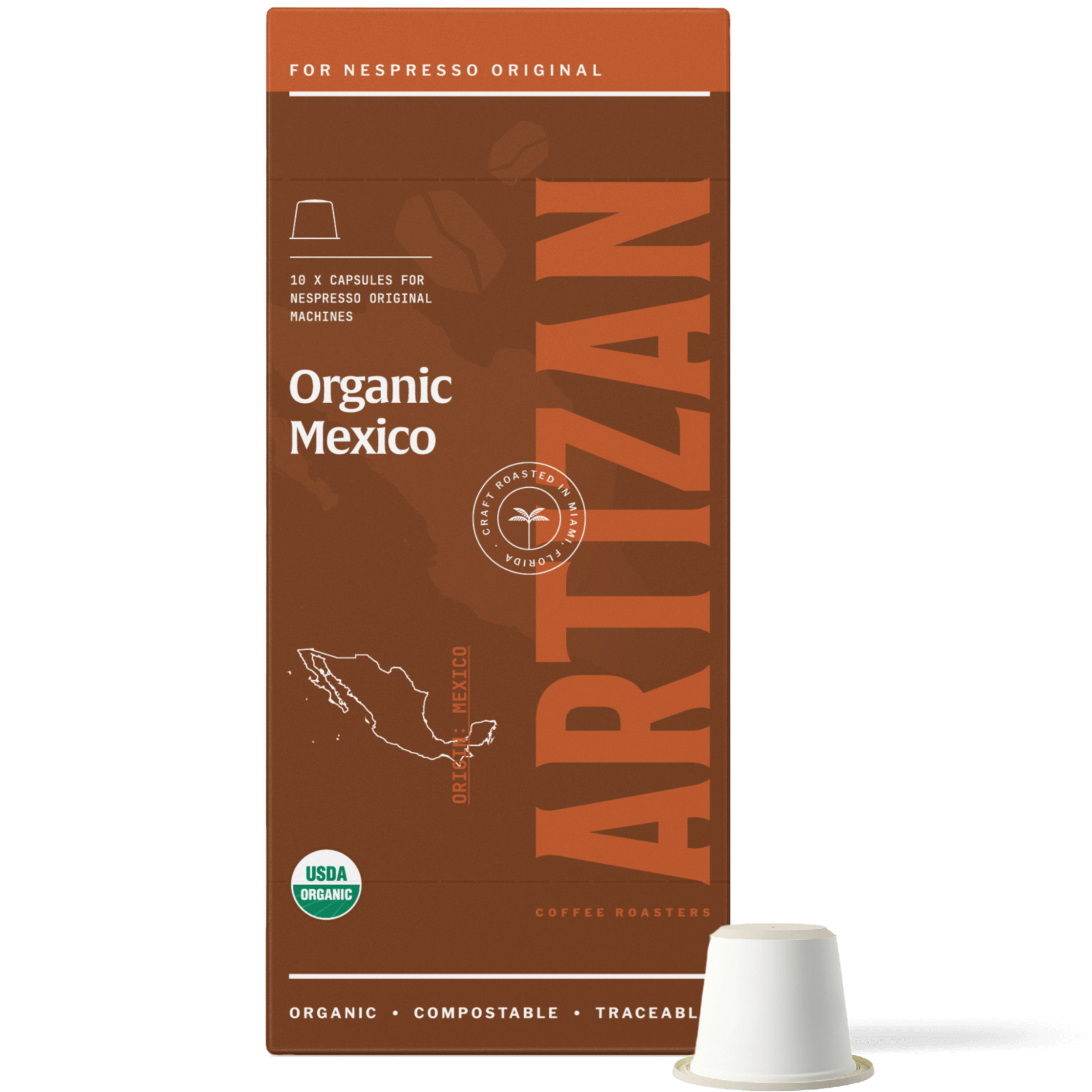 Mexico Decaf Nespresso® Pods - USDA Certified Organic, Home Compostable ...