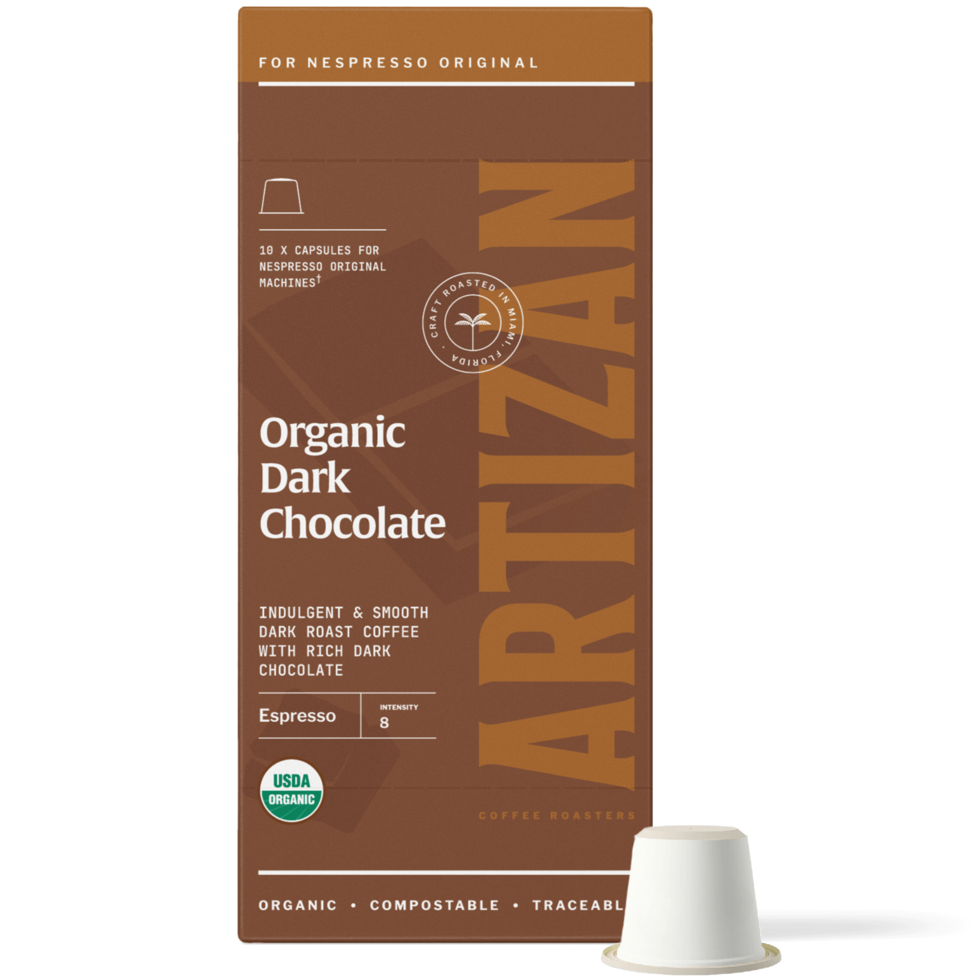 Dark Chocolate Nespresso® Pods - USDA Certified Organic, Home ...