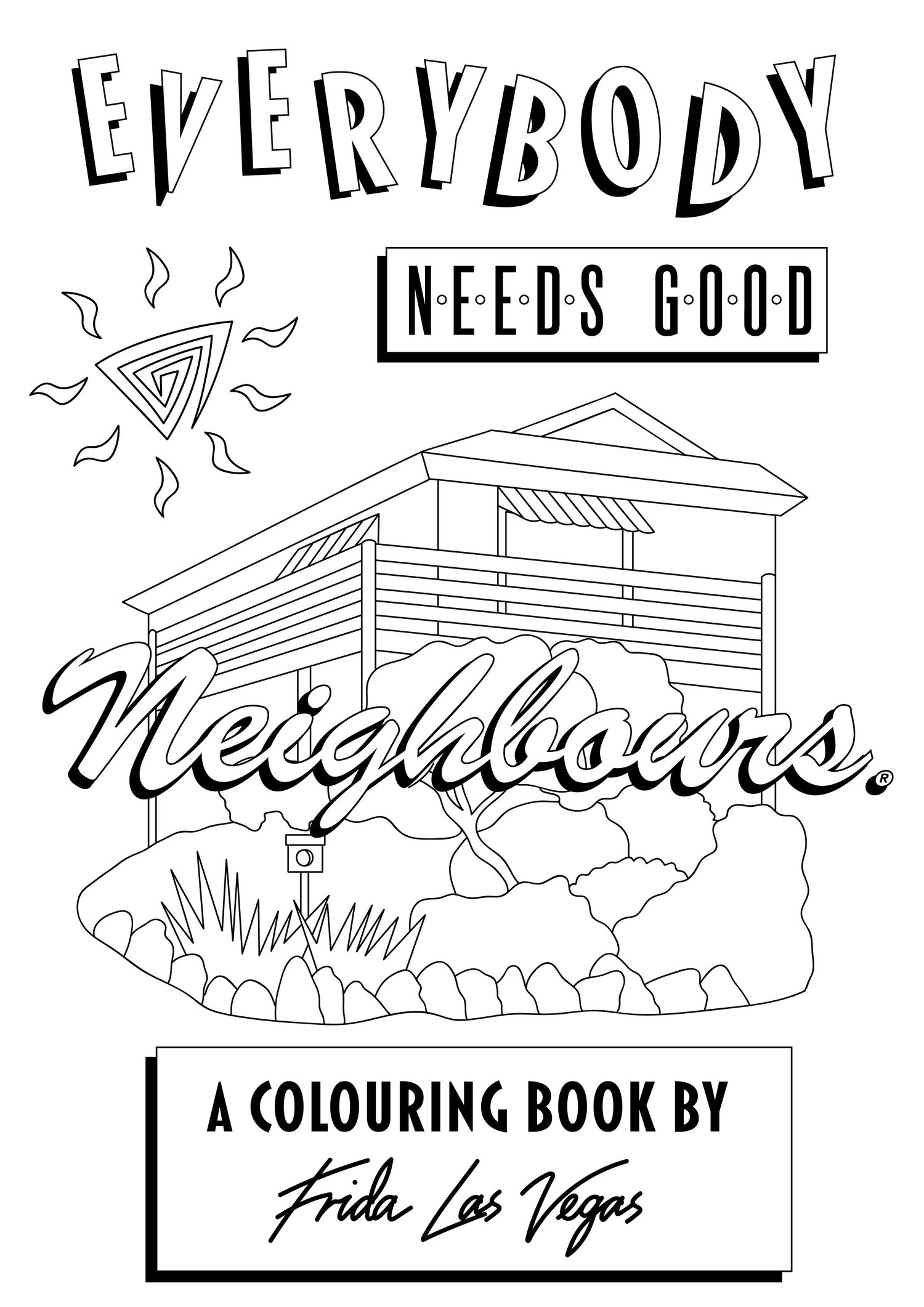 FREE DOWNLOAD - NEIGHBOURS X FRIDA LAS VEGAS COLOURING BOOK — FRIDA LAS ...