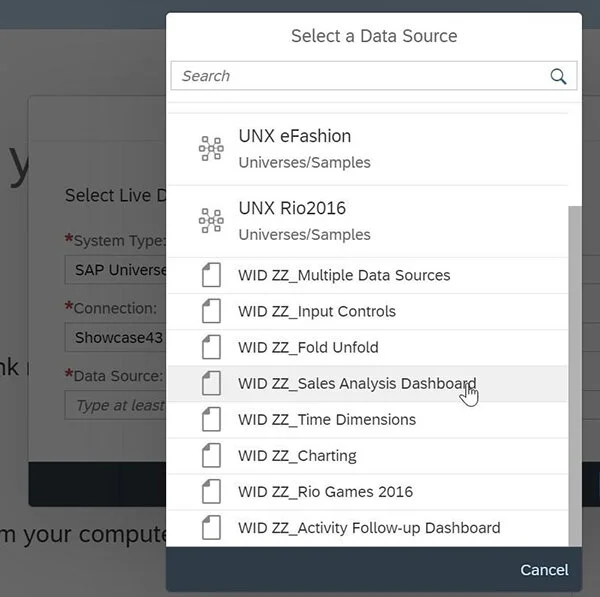 How to configure and use WebIntelligence reports as a Live Source for ...