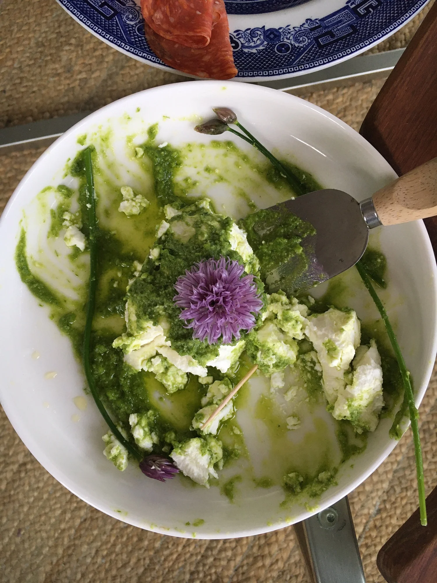 From The Garden: Chive Pesto — CAROL REED INTERIOR DESIGN | Nova Scotia ...