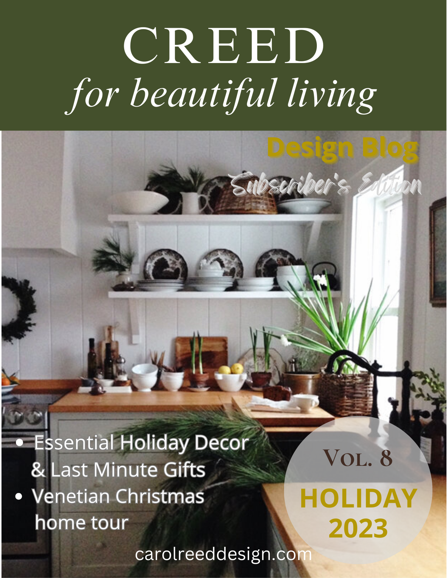 CREED Design Blog — CAROL REED INTERIOR DESIGN