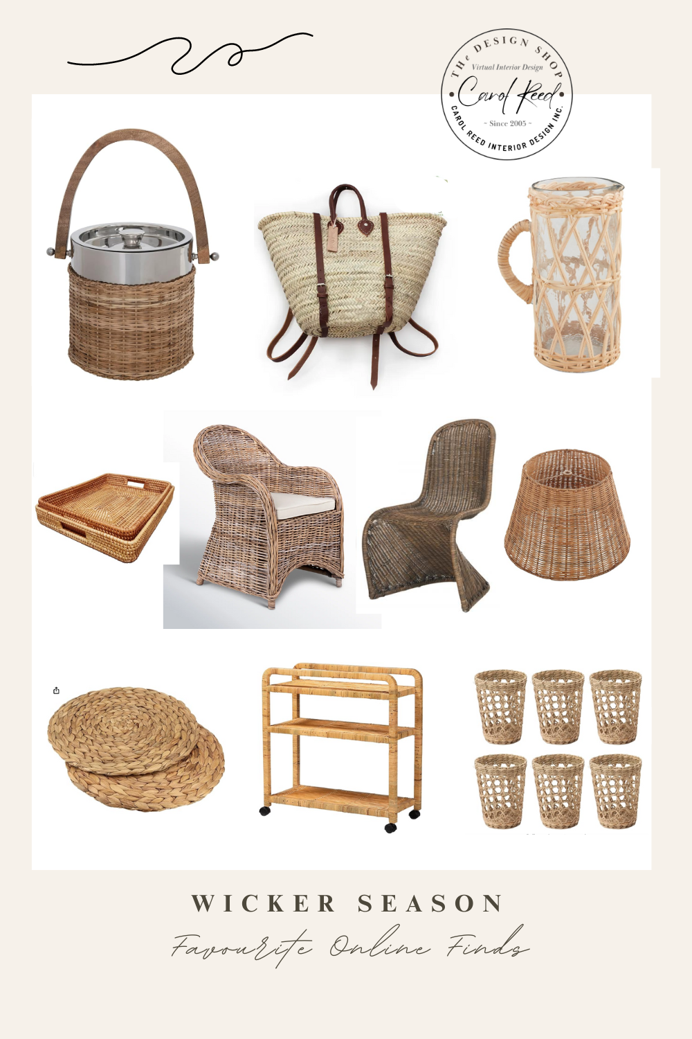 Wicker Season: My love affair with wicker, a roundup of my favourite ...