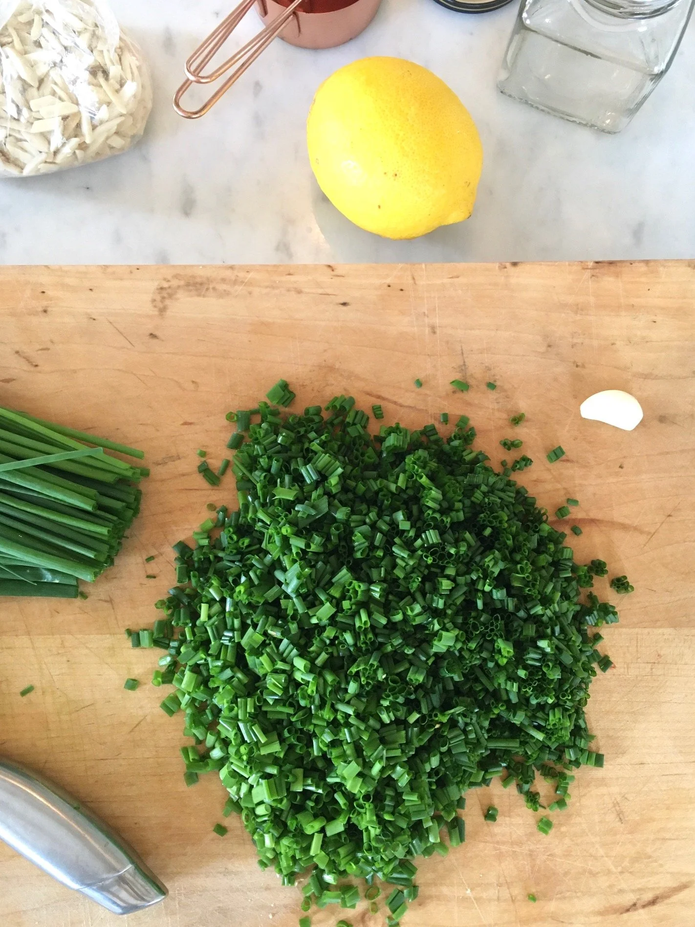 From The Garden: Chive Pesto — CAROL REED INTERIOR DESIGN | Nova Scotia ...