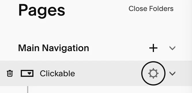 How to make Squarespace navigation dropdowns clickable - SF.DIGITAL